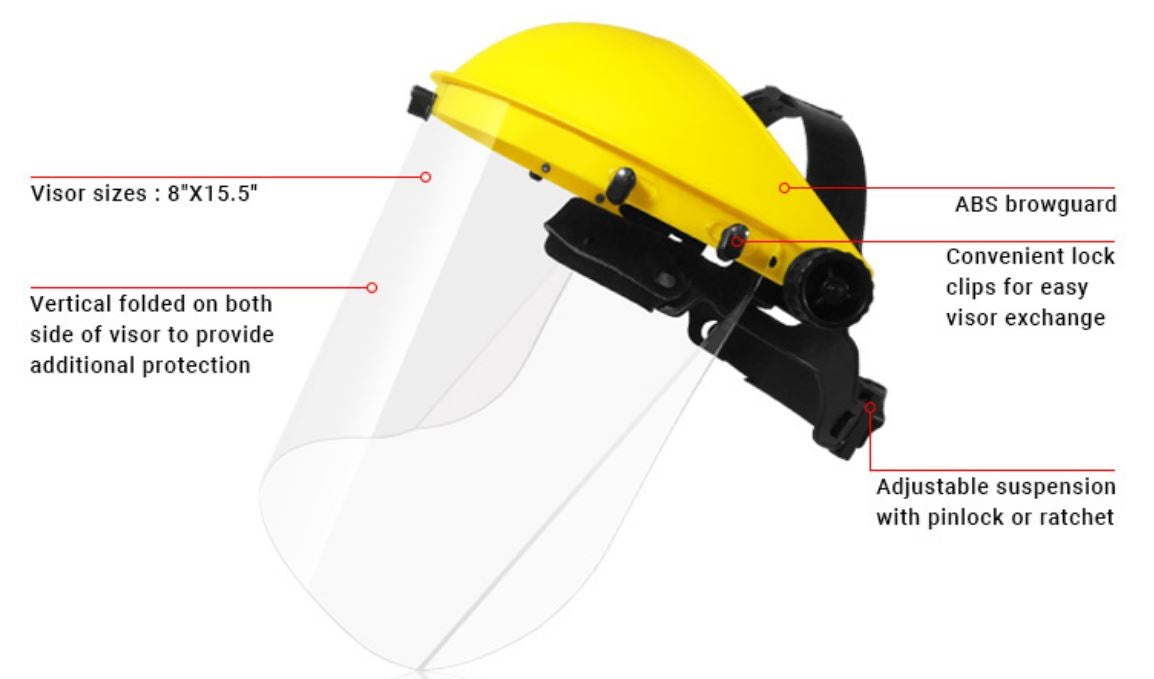 Headgear, Rachet Type ( YELLOW )