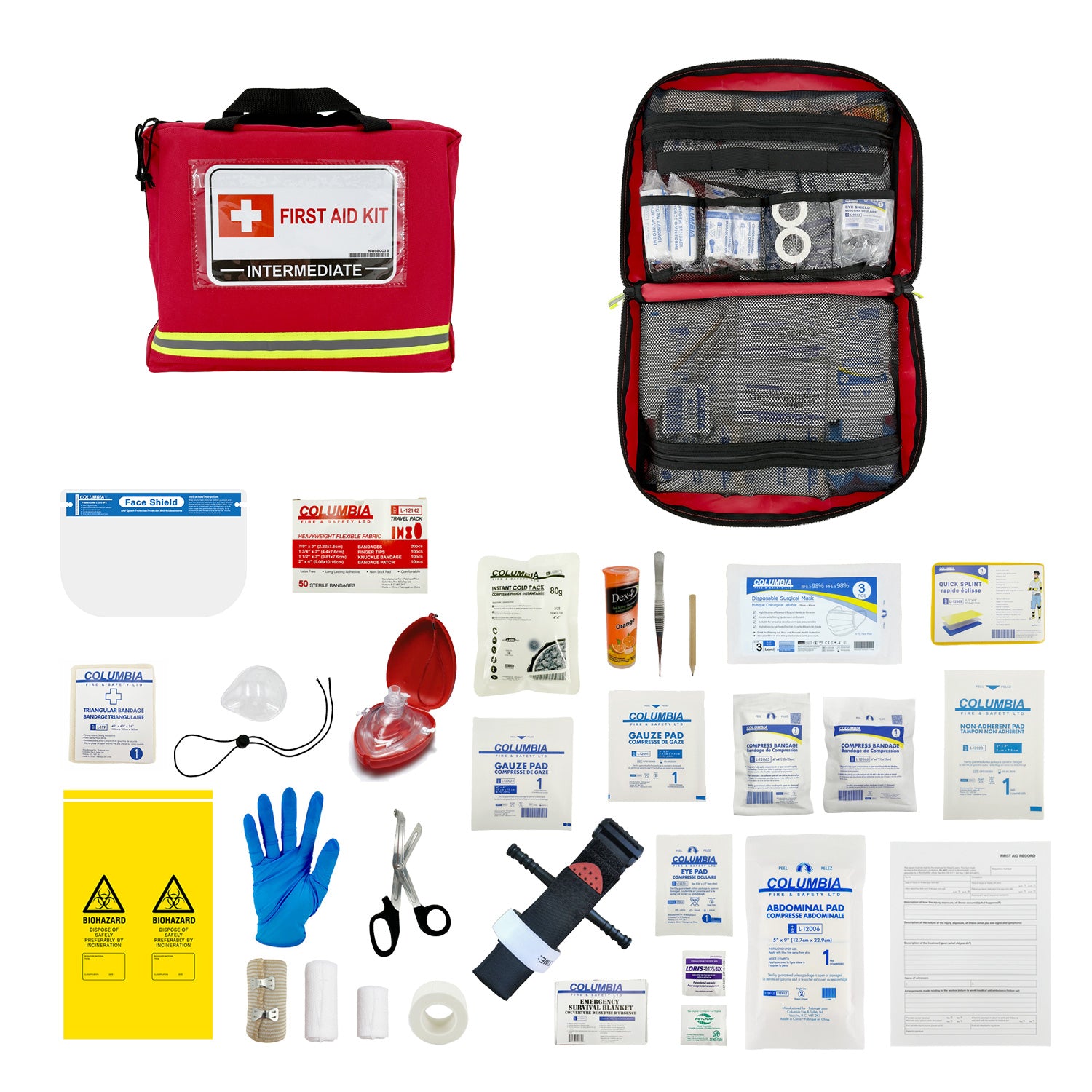 Worksafe BC ( Intermediate ) First Aid Kit